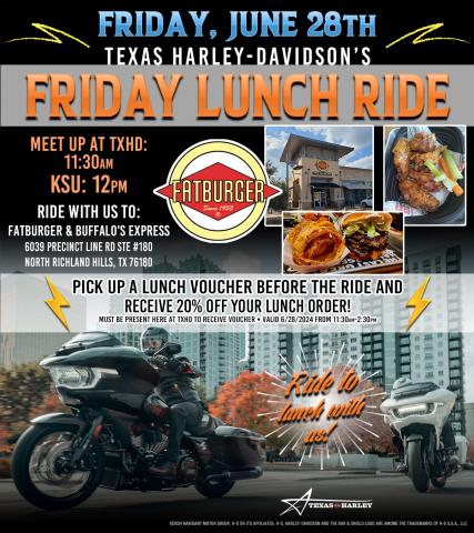 TXHD Friday Lunch Ride | D/FW Texas USA Chapter #5264 | Bedford Texas ...
